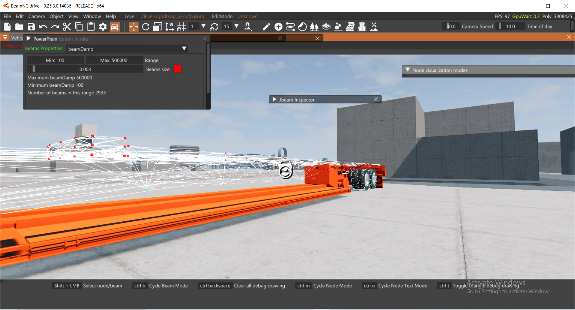 How do you edit node position permanently while in game ? | BeamNG