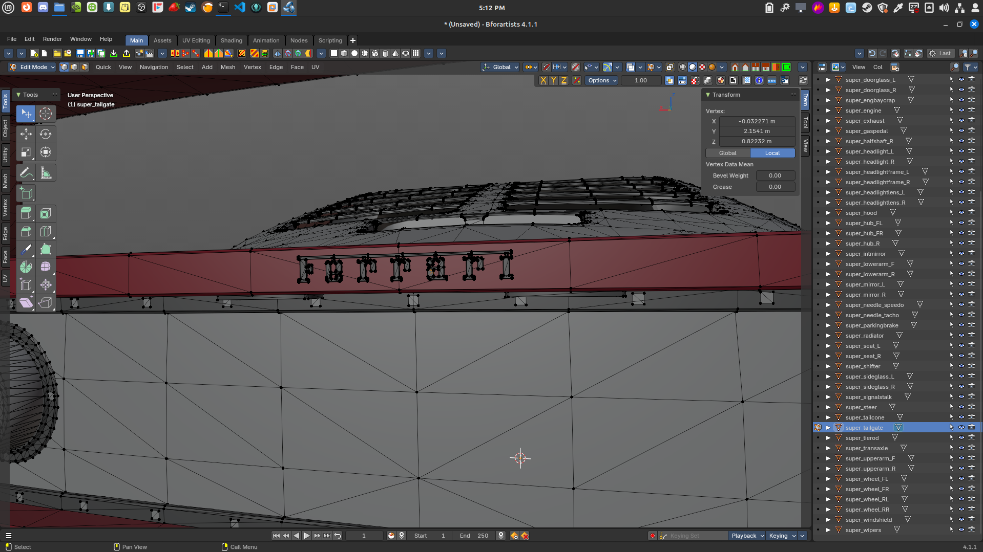 How to view meshes | BeamNG