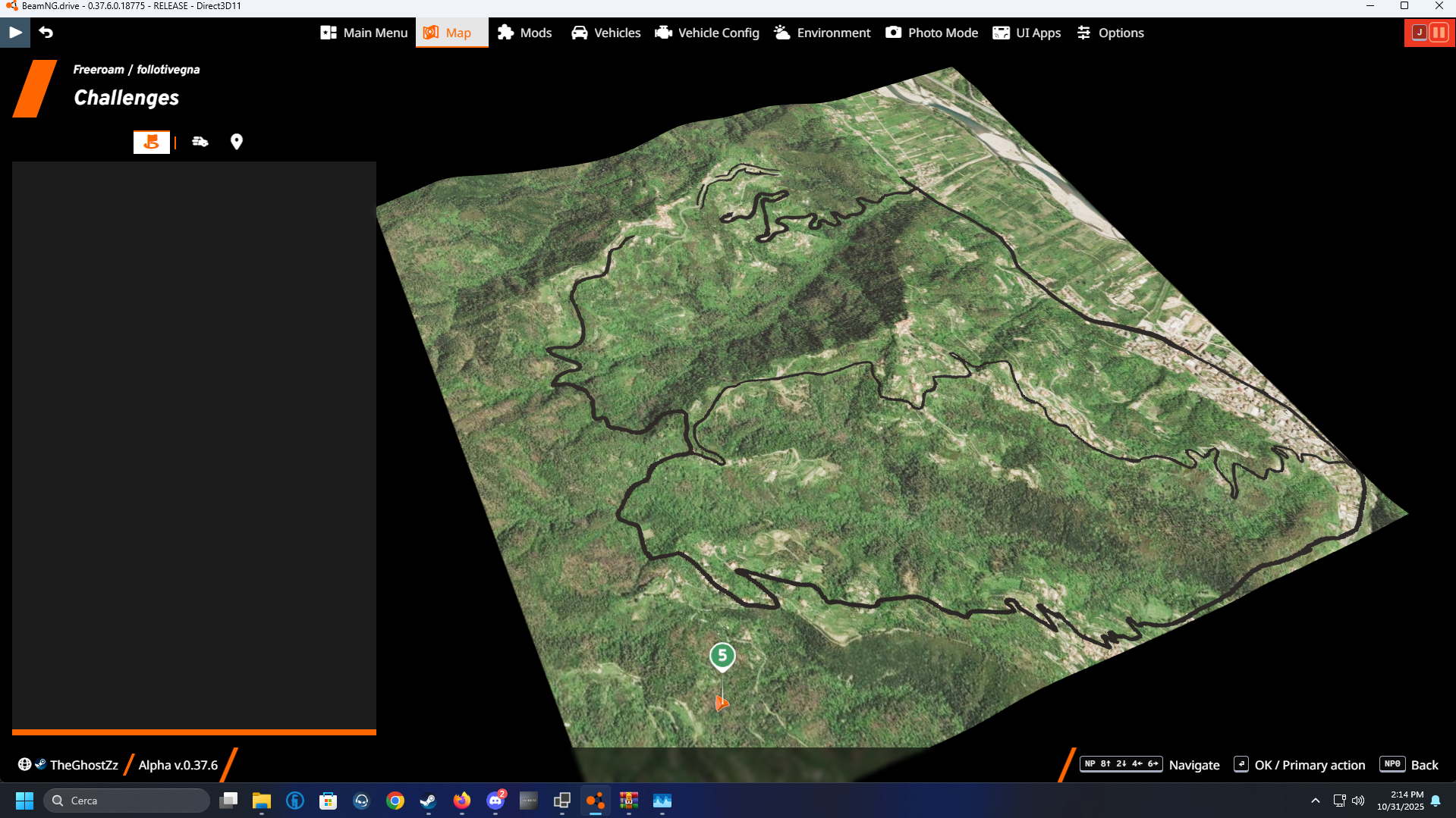 WIP - Follo and Tivegna Hills, Italy | BeamNG