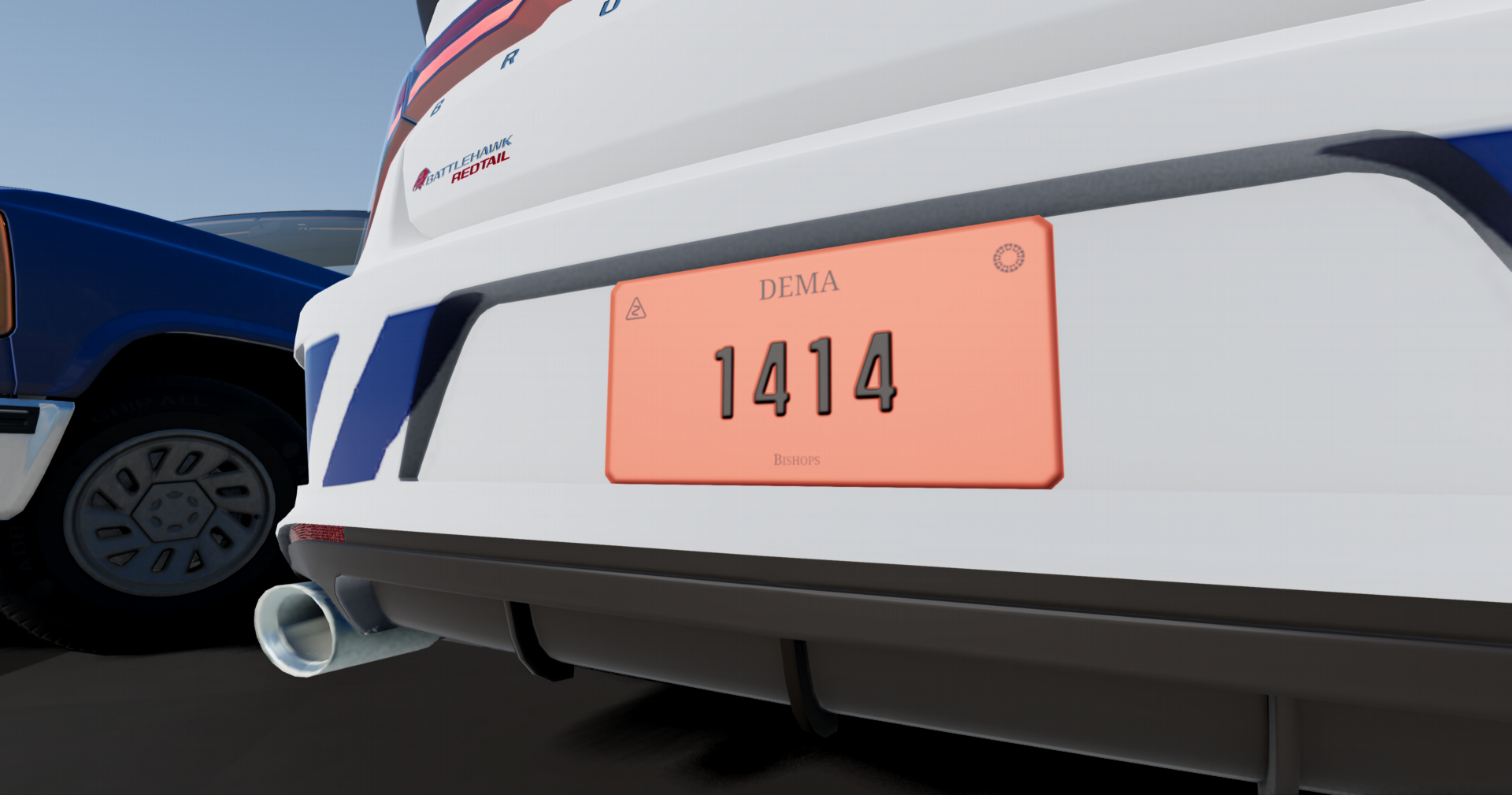 Trench/DEMA License Plates | BeamNG