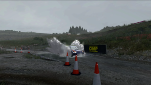 Realistic water splash. | BeamNG
